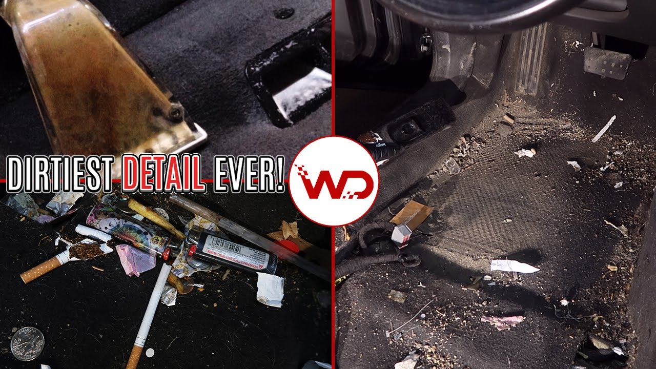 Transforming the dirtiest car ever with a complete deep clean