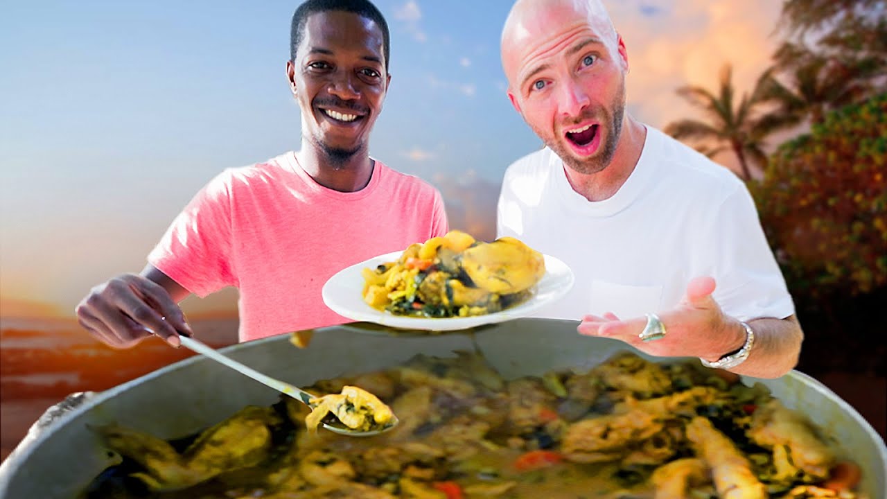 Making Oil Down The National Dish Of Grenada 🇬🇩