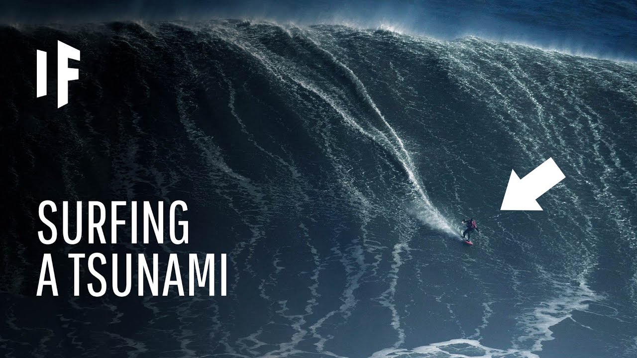 Imagine trying to surf a tsunami and surviving the waves