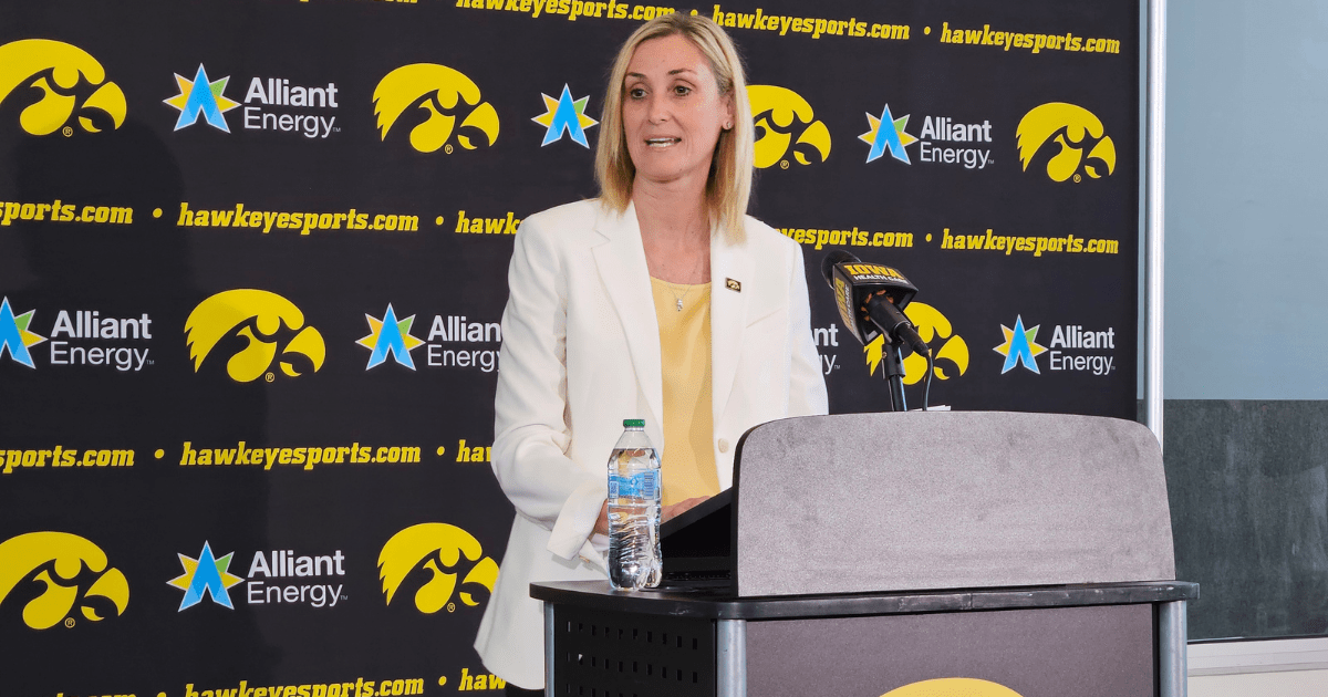 Beth Goetz welcomes Ben McCollum to Iowa