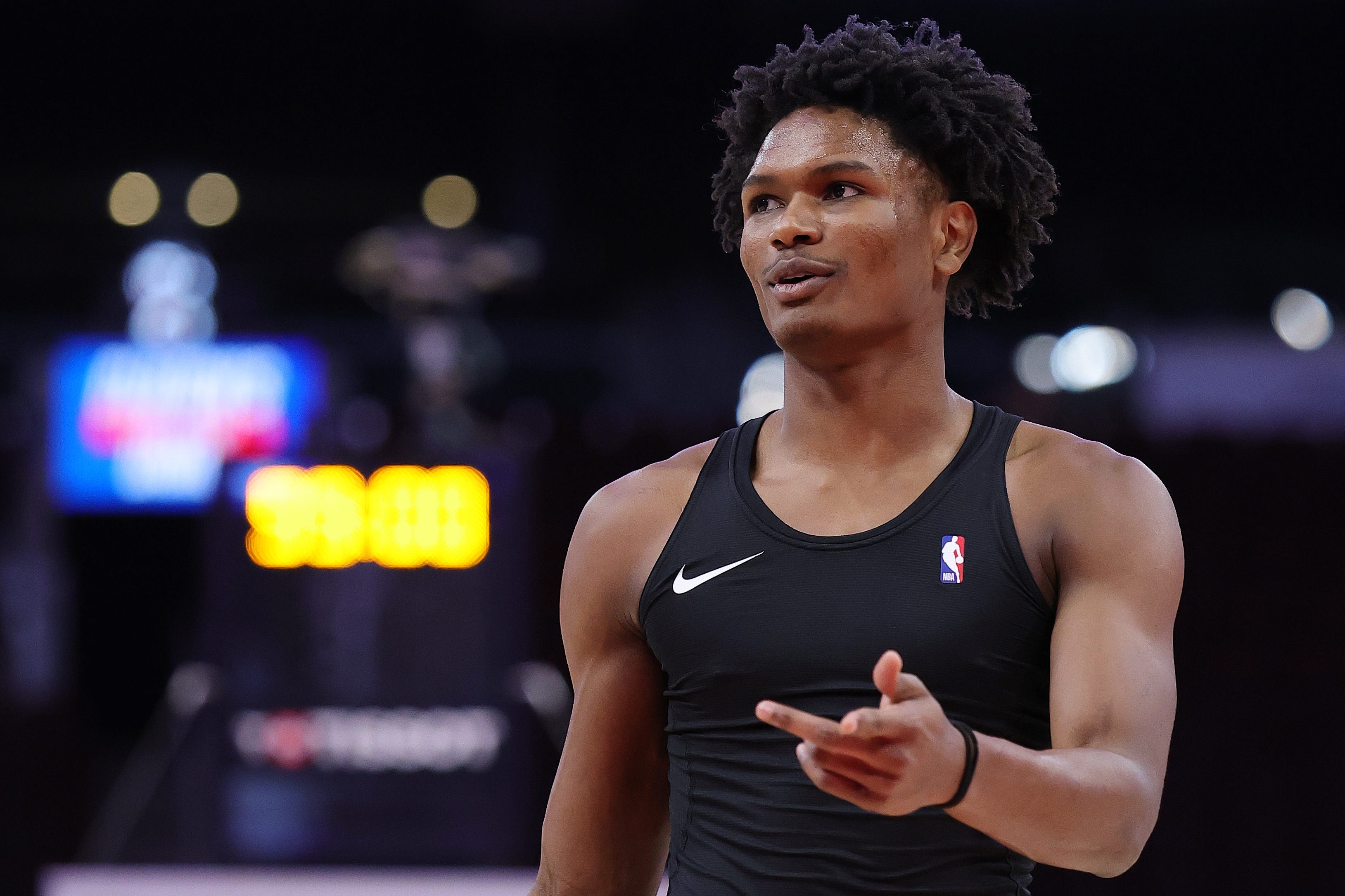 Rockets forward Amen Thompson sidelined again by left ankle injury