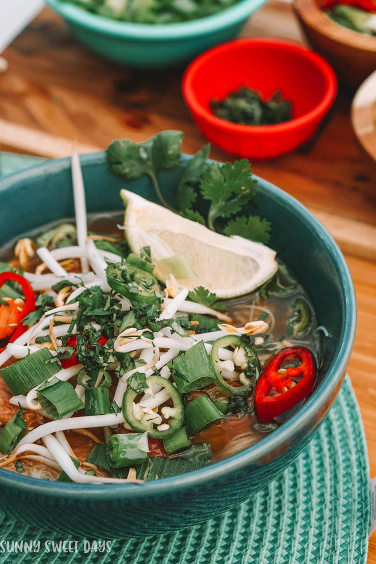 Quick and Easy Spicy Homemade Pho Soup