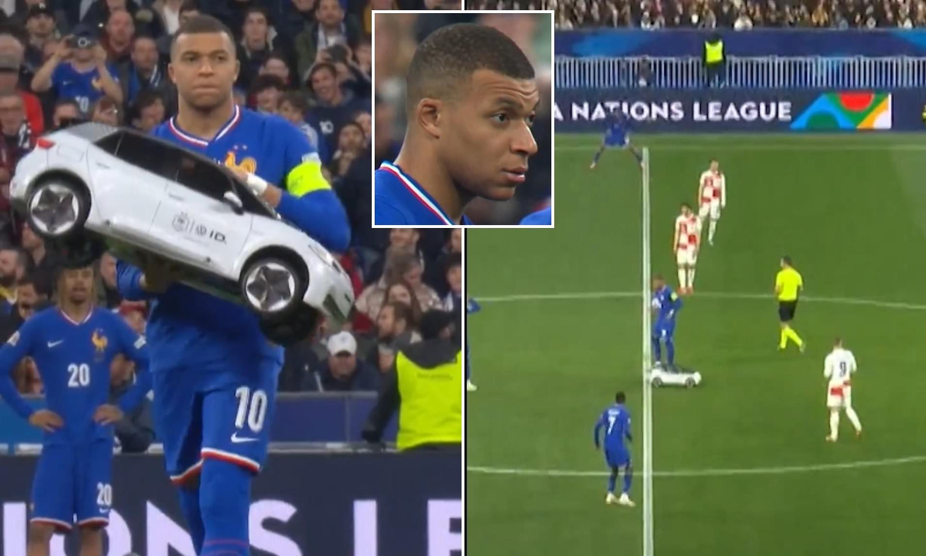Hilarious footage emerges of baffled Kylian Mbappe removing a remote ...