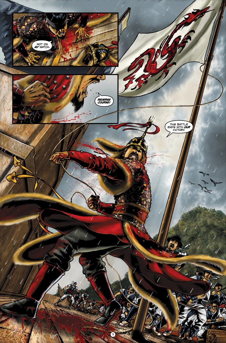 American comics writer brings Korean hero Yi Sun-shin’s legacy to life