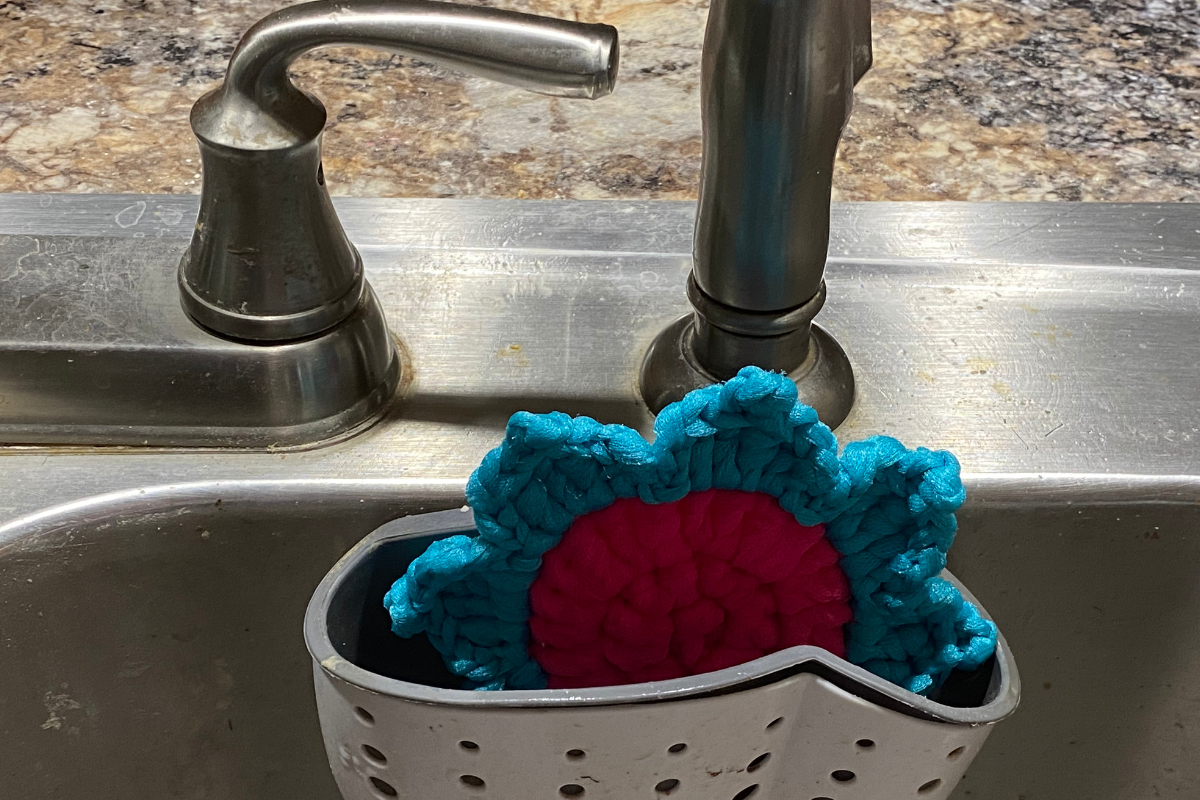 Flower Scrubby Crochet Pattern