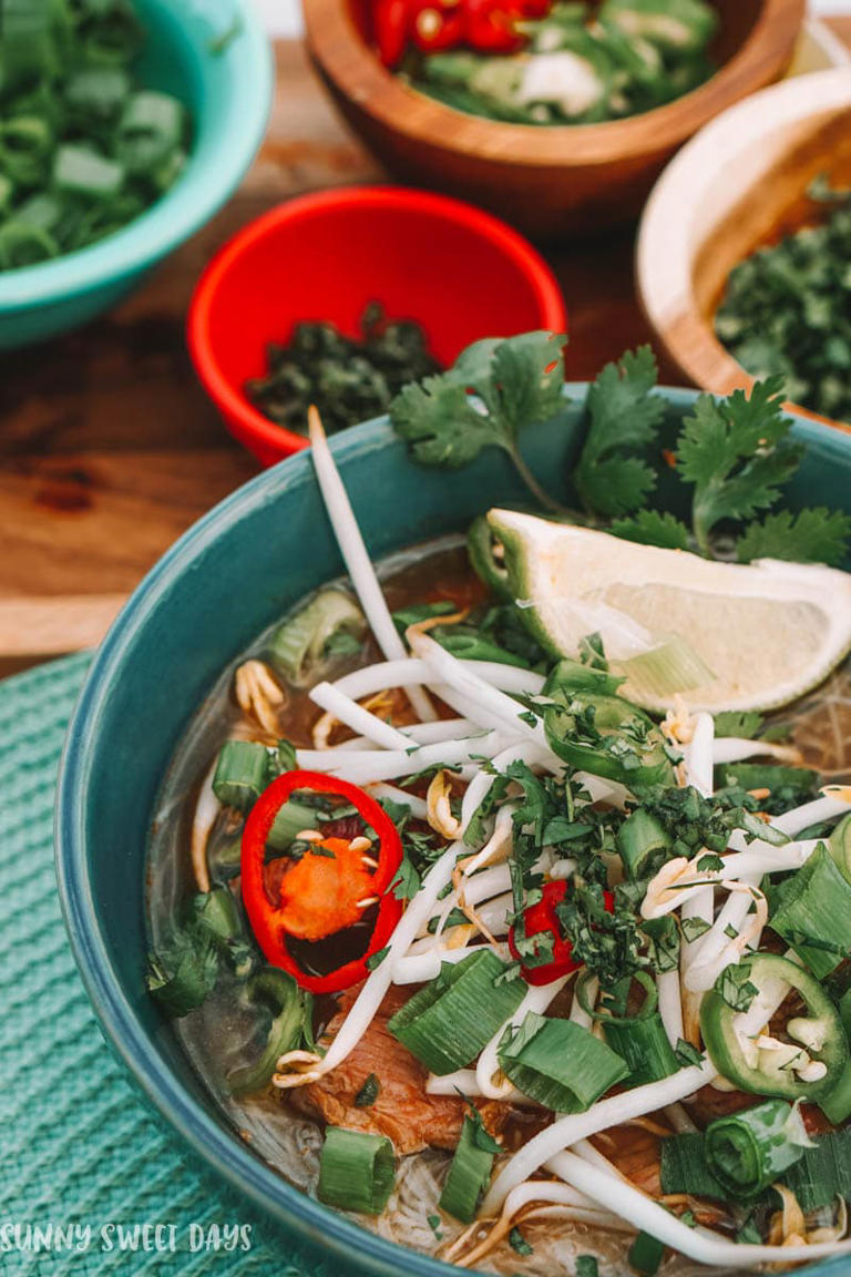Quick and Easy Spicy Homemade Pho Soup