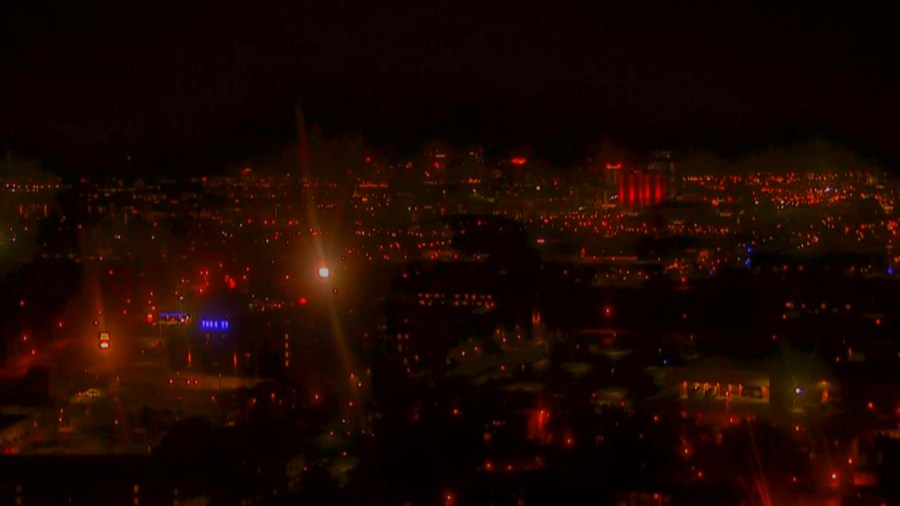 Few sprinkles this evening, then skies start clearing