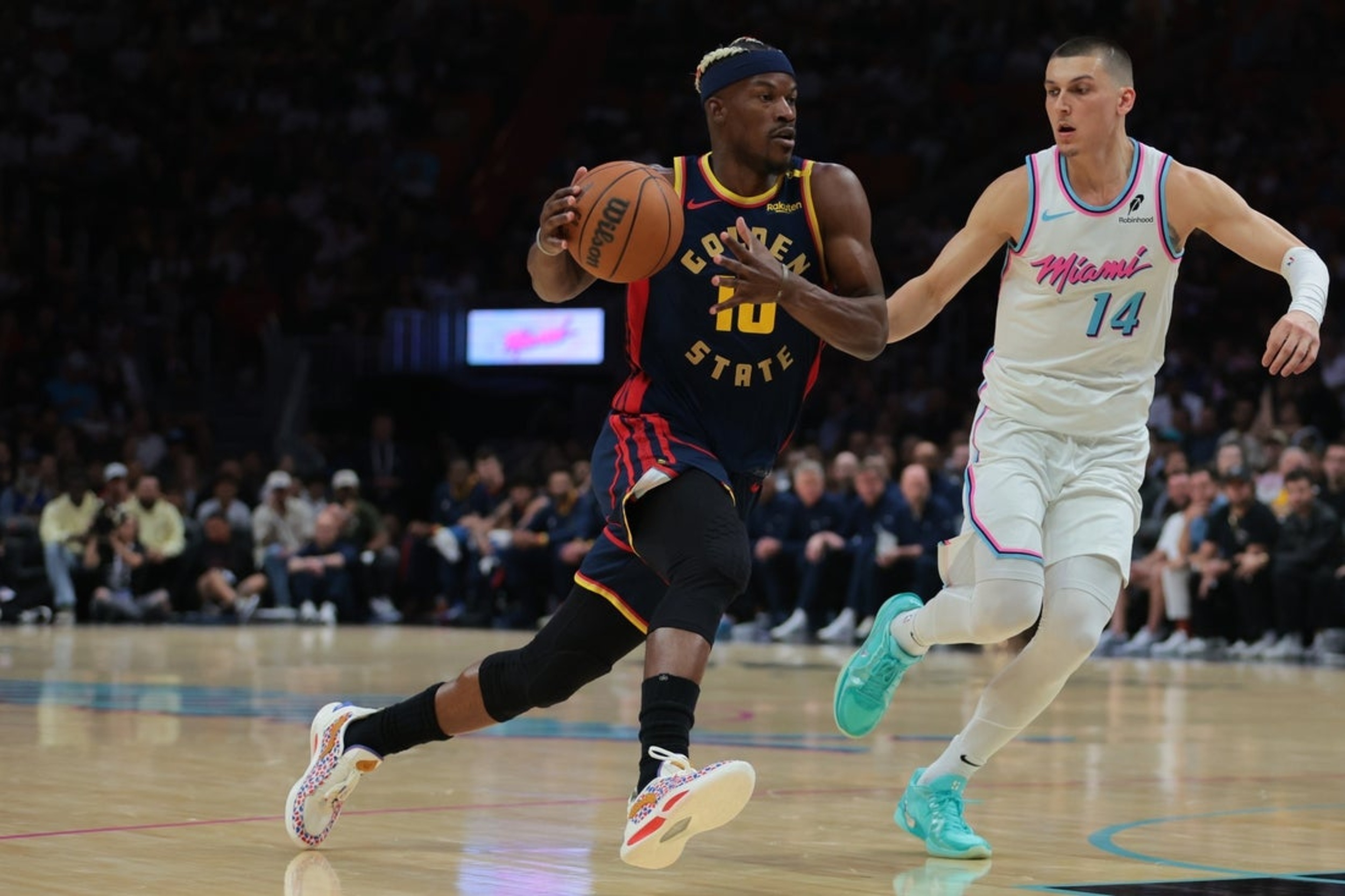 The Butler didn't do it: Heat beat Warriors in star's return to Miami