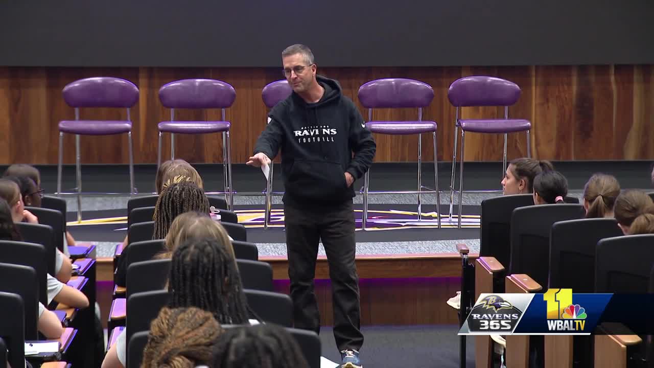 Ravens' seminar inspires young female athletes