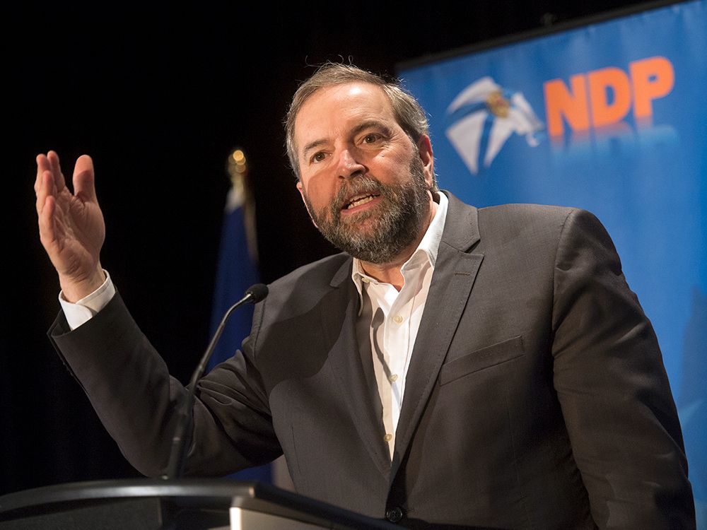 Former NDP leader Tom Mulcair tells Canadians not to vote NDP