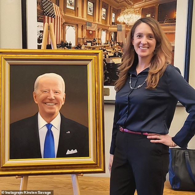 The other presidential portraits reveal how artist 'distorted' Trump