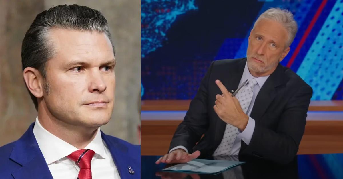 The Daily Show's Jon Stewart Jokes Pete Hegseth Was Distracted by 'The ...