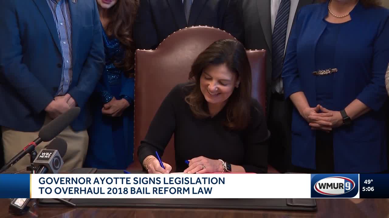 Ayotte signs bill overhauling bail reform law
