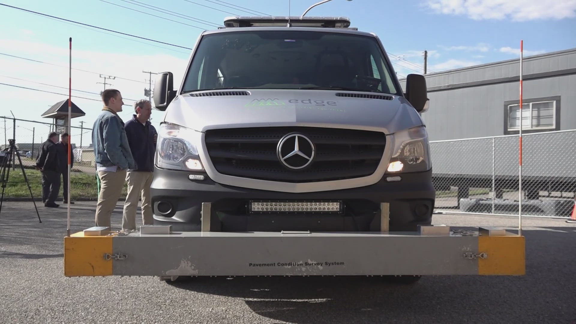 High-tech van helps engineers find problems with roads