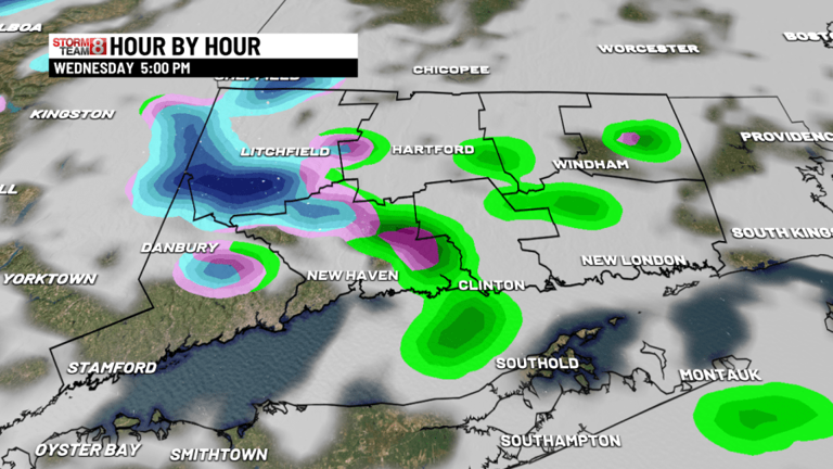 A few rain & mix showers today to sun Thursday