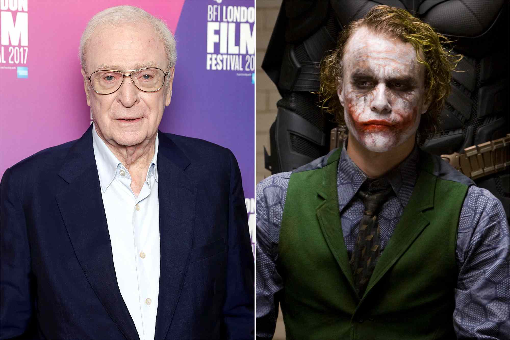 Michael Caine remembers being 'floored' by Heath Ledger in “The Dark ...