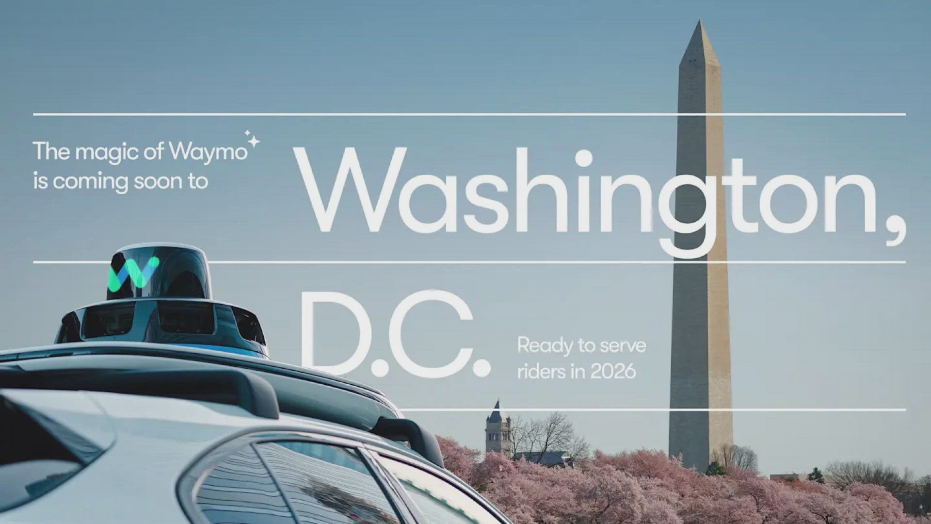 Driverless rideshare cars coming to DC in 2026