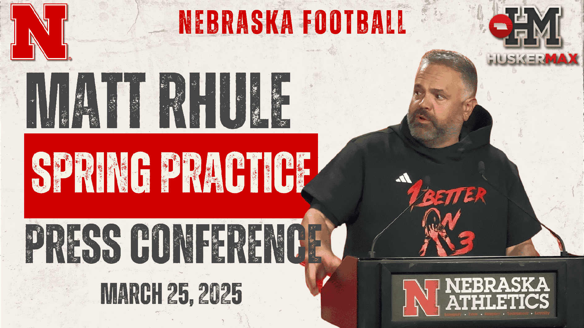 Nebraska Football Coach Matt Rhule on Dylan Raiola's Size