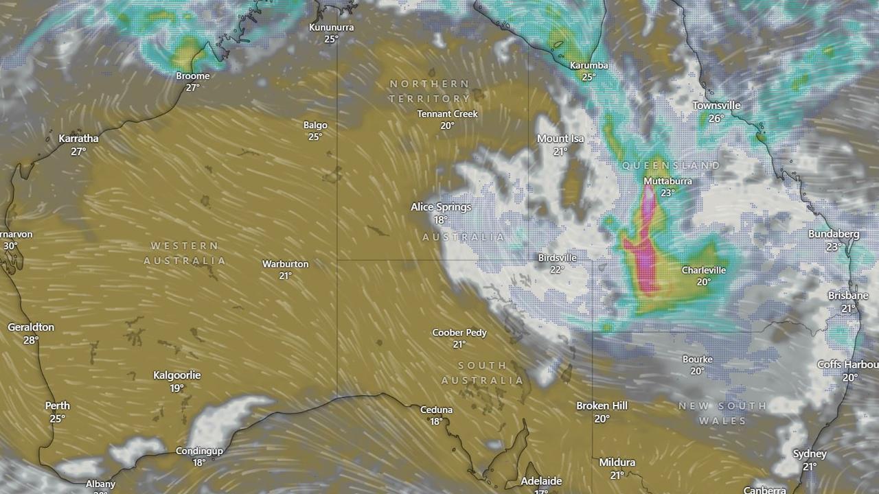 2000km rain band to smash states
