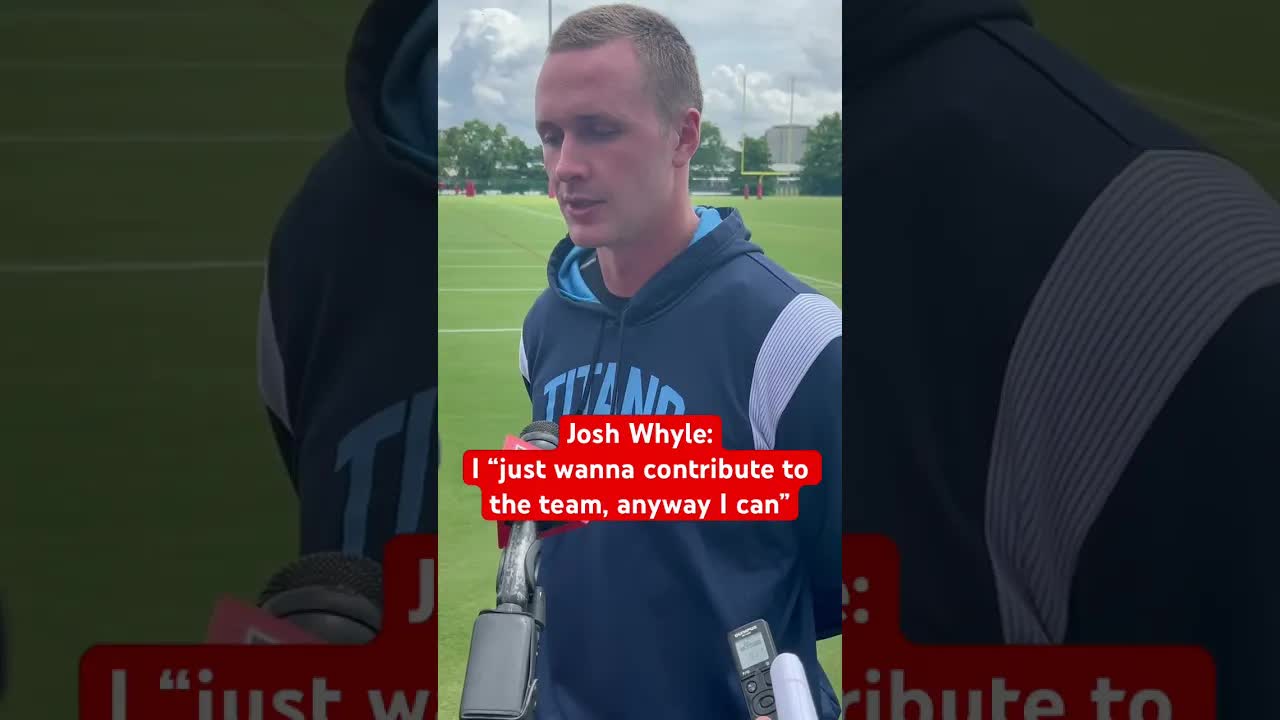 Titans TE Josh Whyle is a team player