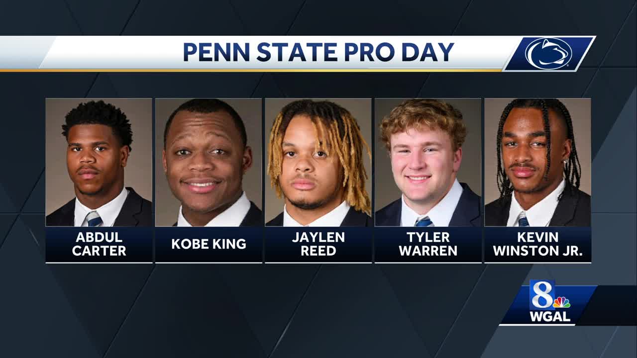 Penn State pro day set for Friday morning