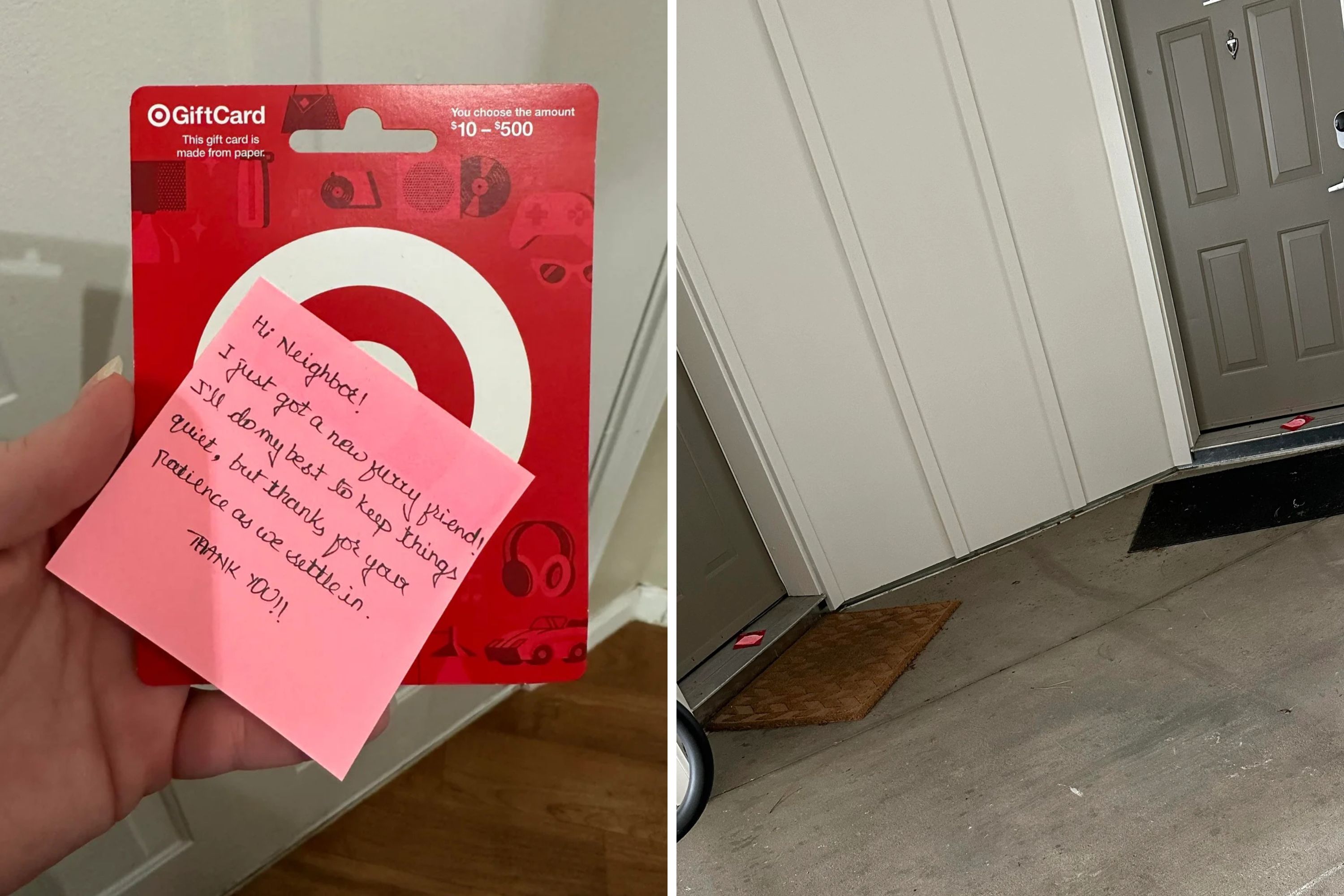 Woman 'Speechless' About Note Neighbor Leaves After Getting New Loud Puppy