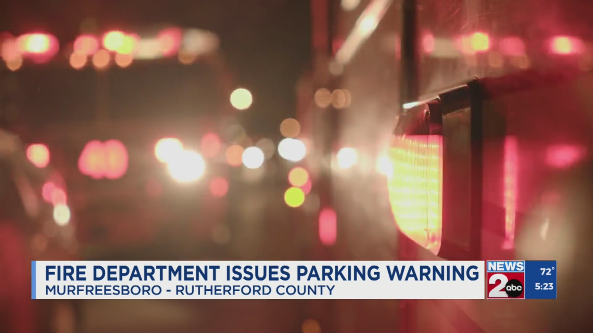 Murfreesboro Fire Rescue Department issues parking warning