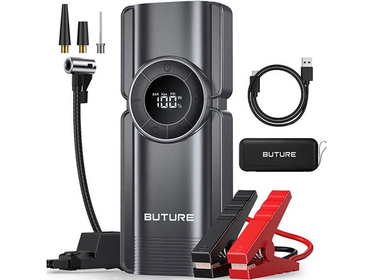 Save big: Buture jump starter with 3000A peak power