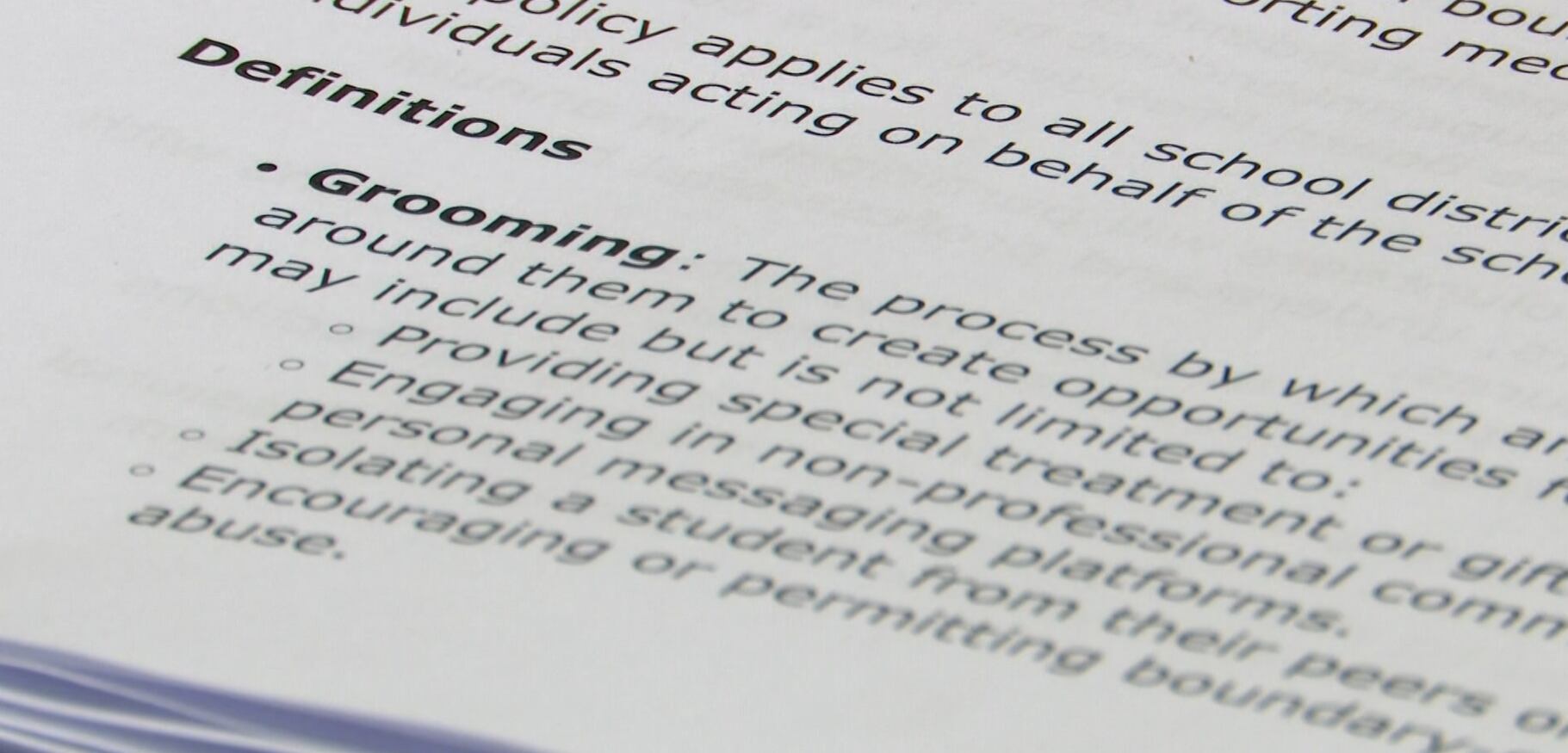 Perrysburg Schools rolling out anti-grooming policy, students’ bill of ...