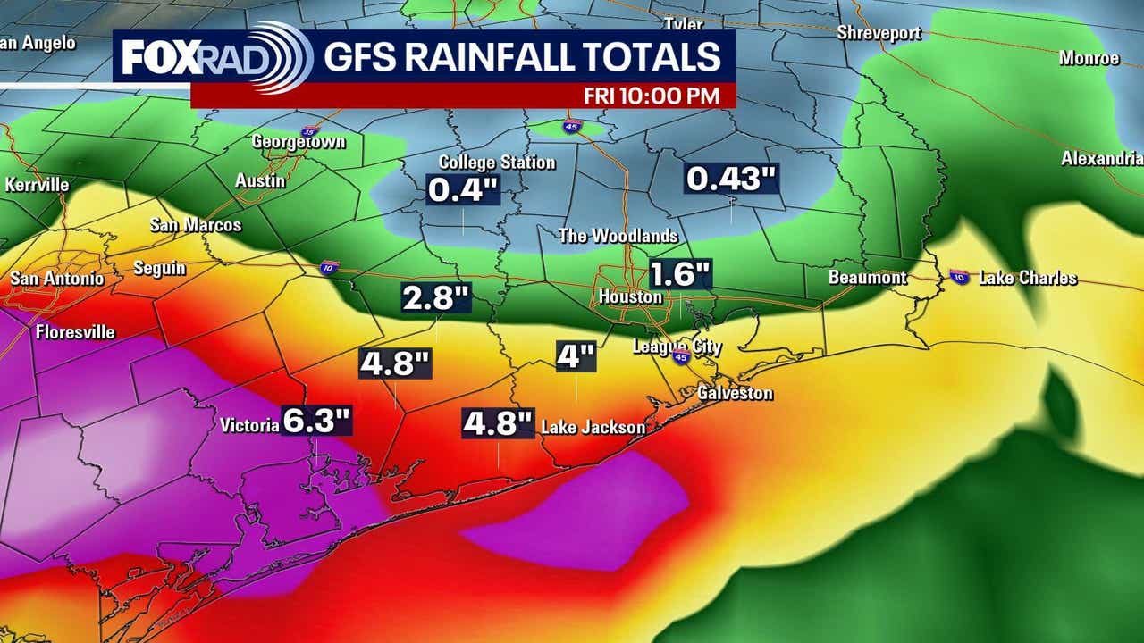 Houston weather: Warm Wednesday ahead of wet Thursday and Friday, FOX ...