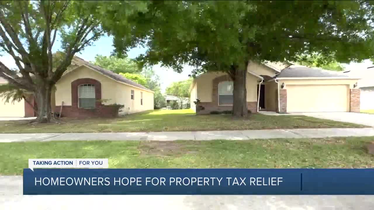 Homeowners hope for property tax relief