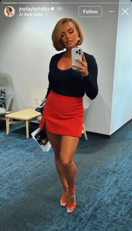 Joy Taylor Turns Heads With Outfit On Tuesday's Fox Sports Show