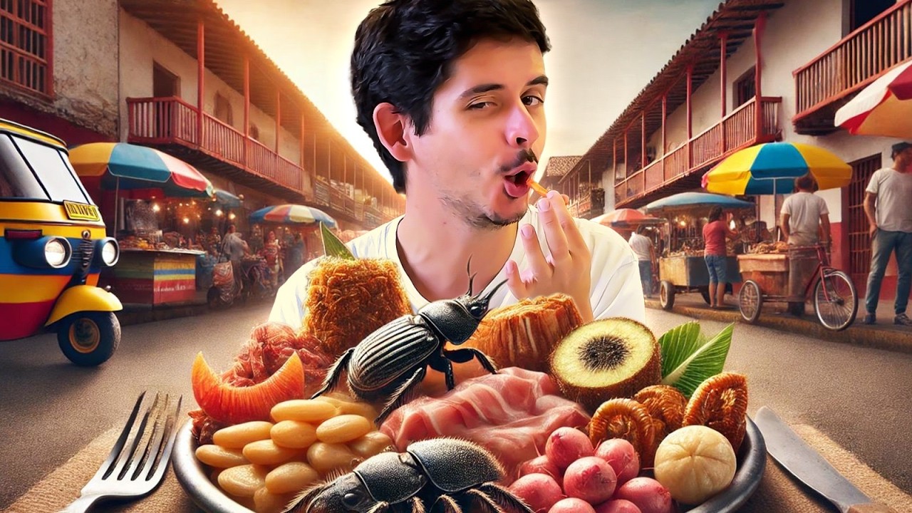 Je goûte 10 aliments insolites de Colombie
