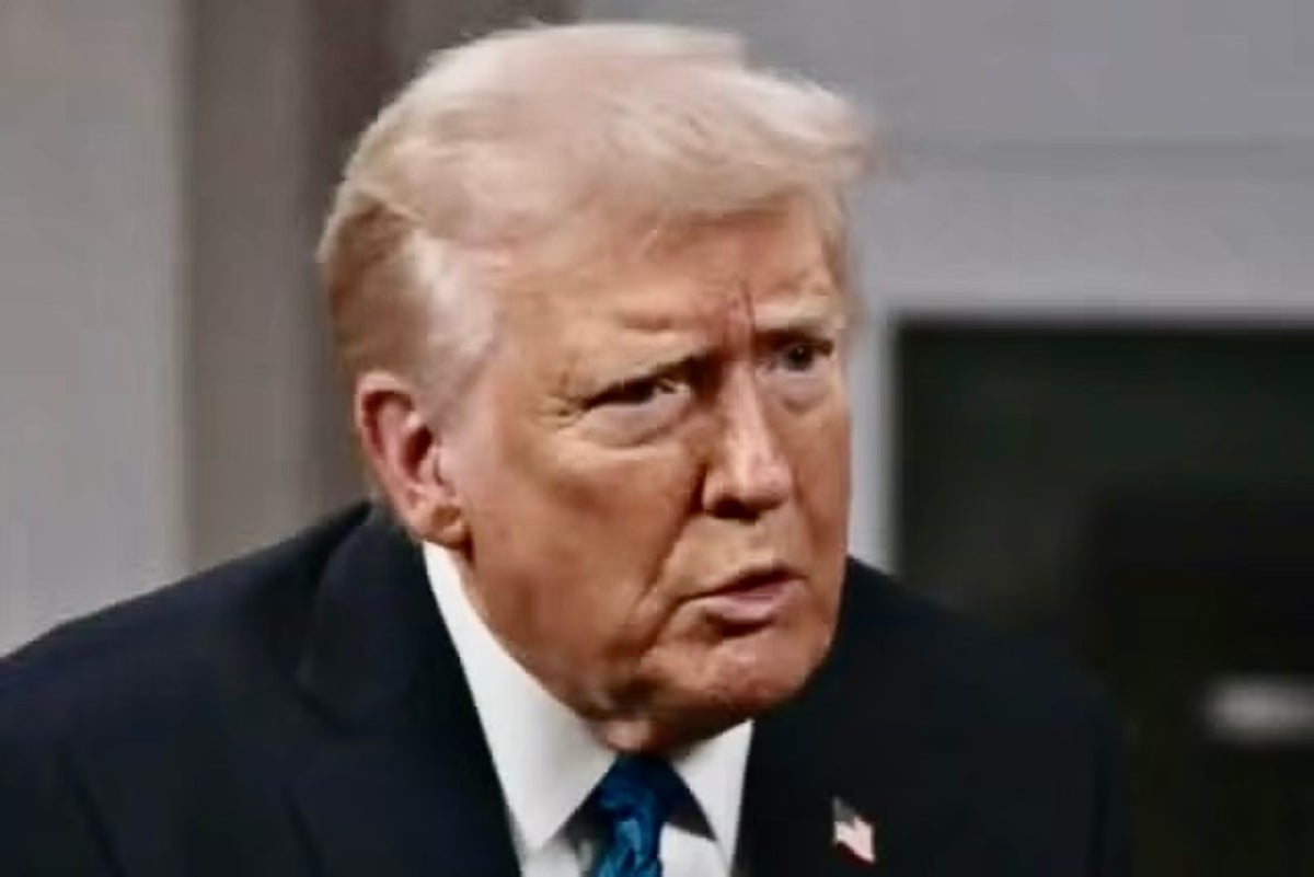 Trump shifts blame for Signalgate texts onto ‘lower level’ mystery employee