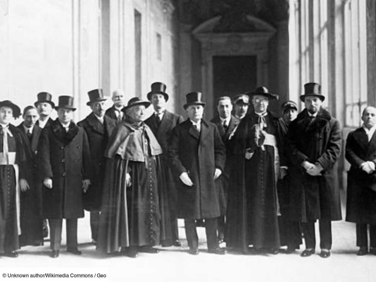Les accords du Latran entre Pie XI et Mussolini, un pacte trouble entre ...