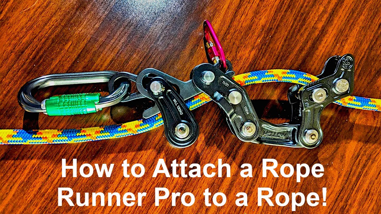 Rope Runner Pro: How to Connect It to a Rope for SRS/SRT – Essential ...