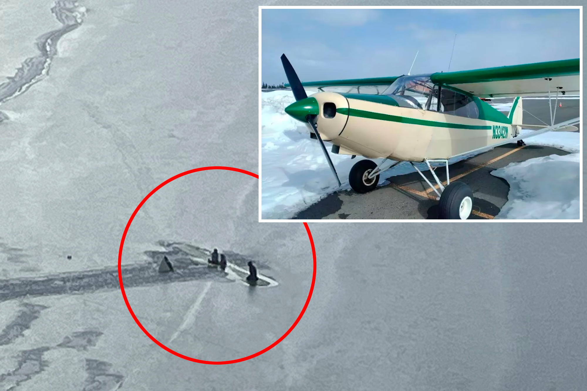 Pilot and 2 girls miraculously survive plane crash by clinging to wing ...