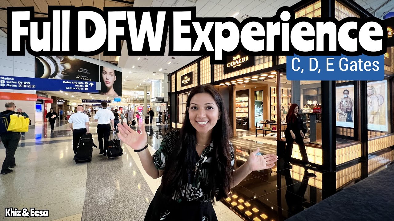 DFW Airport Tour – The Hidden Gems in C, D, and E Gates You Can’t Miss!