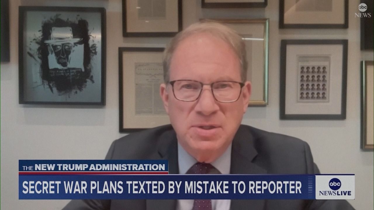 Journalist Jeffrey Goldberg speaks after Houthi war plan leak ...