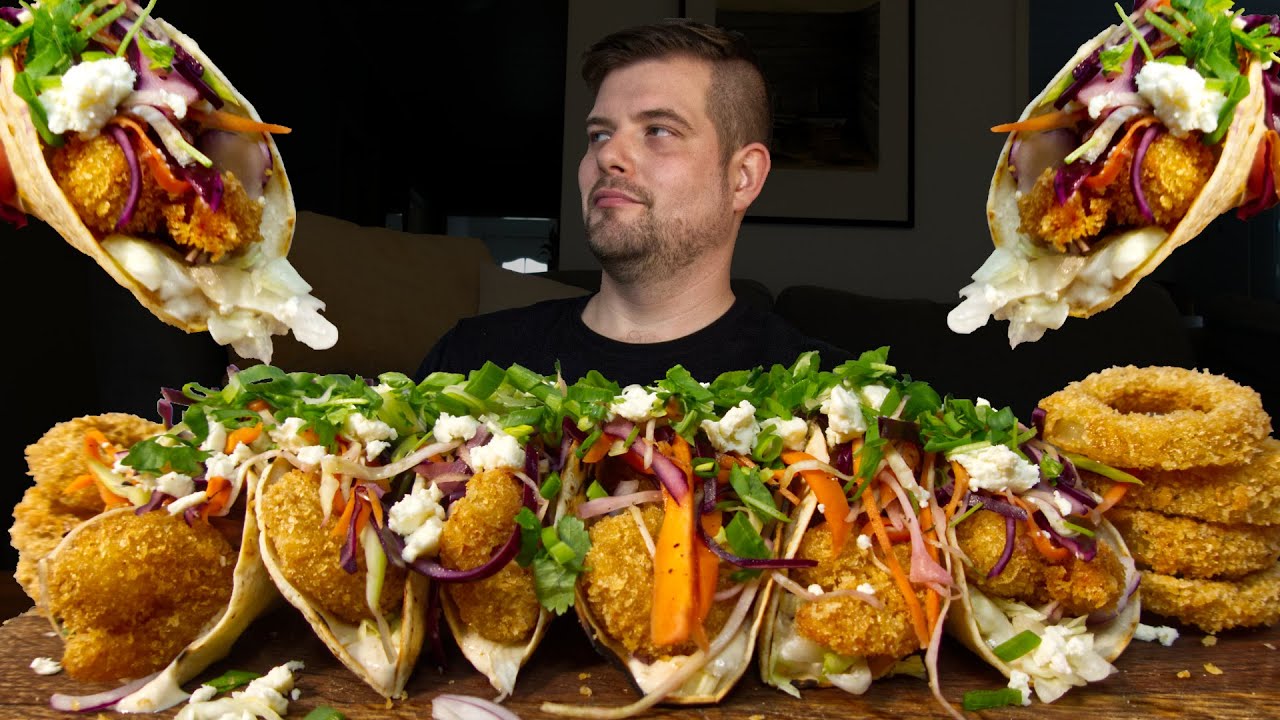 ASMR Baja Style Shrimp Tacos | Dave Kay ASMR