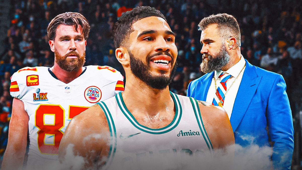 Celtics’ Jayson Tatum shares positive injury update with Jason, Travis ...