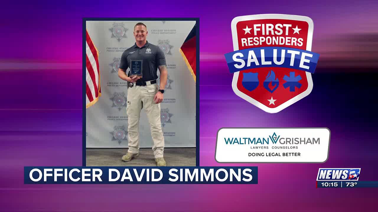 First Responders Salute: Officer David Simmons