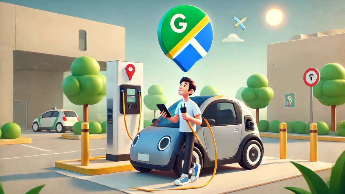 Comment trouver une borne de recharge avec Google Maps