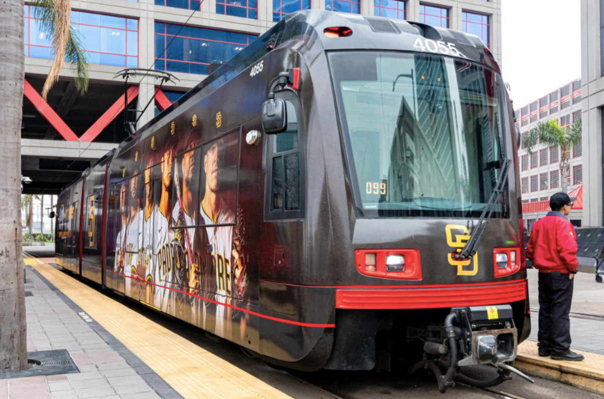 MTS Expands Trolley Service for Padres Season, Starting with Opening ...