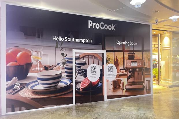 Opening date for new kitchenware brand at Westquay confirmed