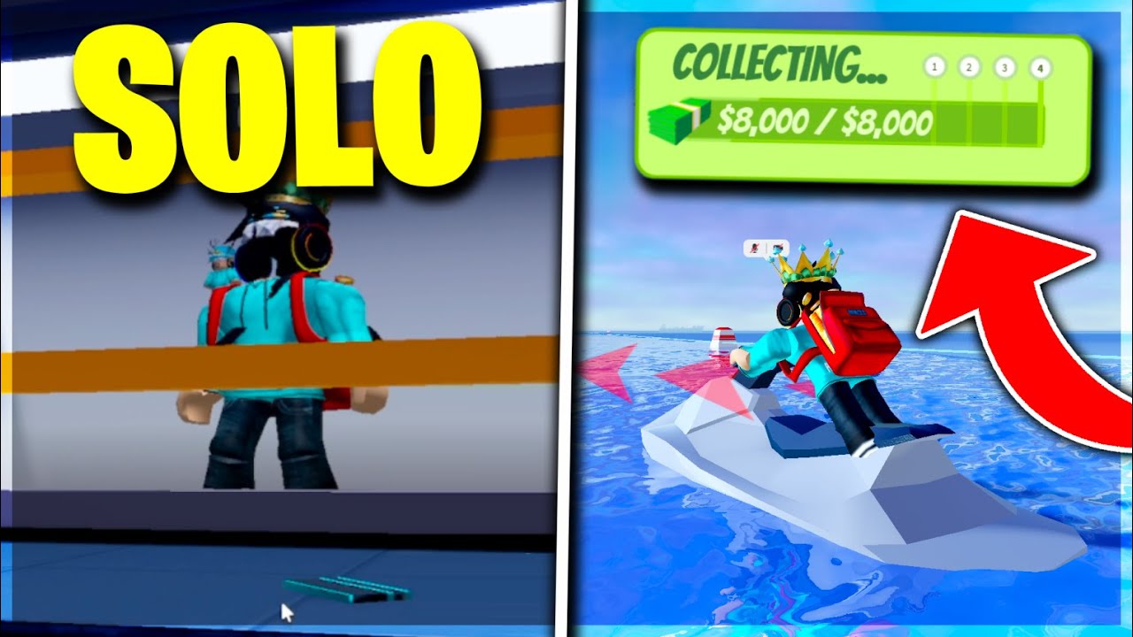 How To SOLO ROB The OIL RIG WITH NO KEYCARD in Roblox Jailbreak