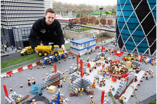 Legoland unveils new London skyline made of TWO MILLION bricks