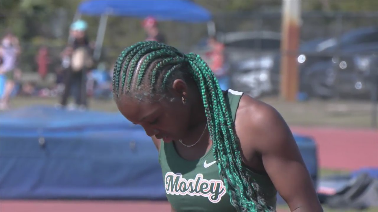 Mosley sprinter, Shaniyah Carlos shattering records