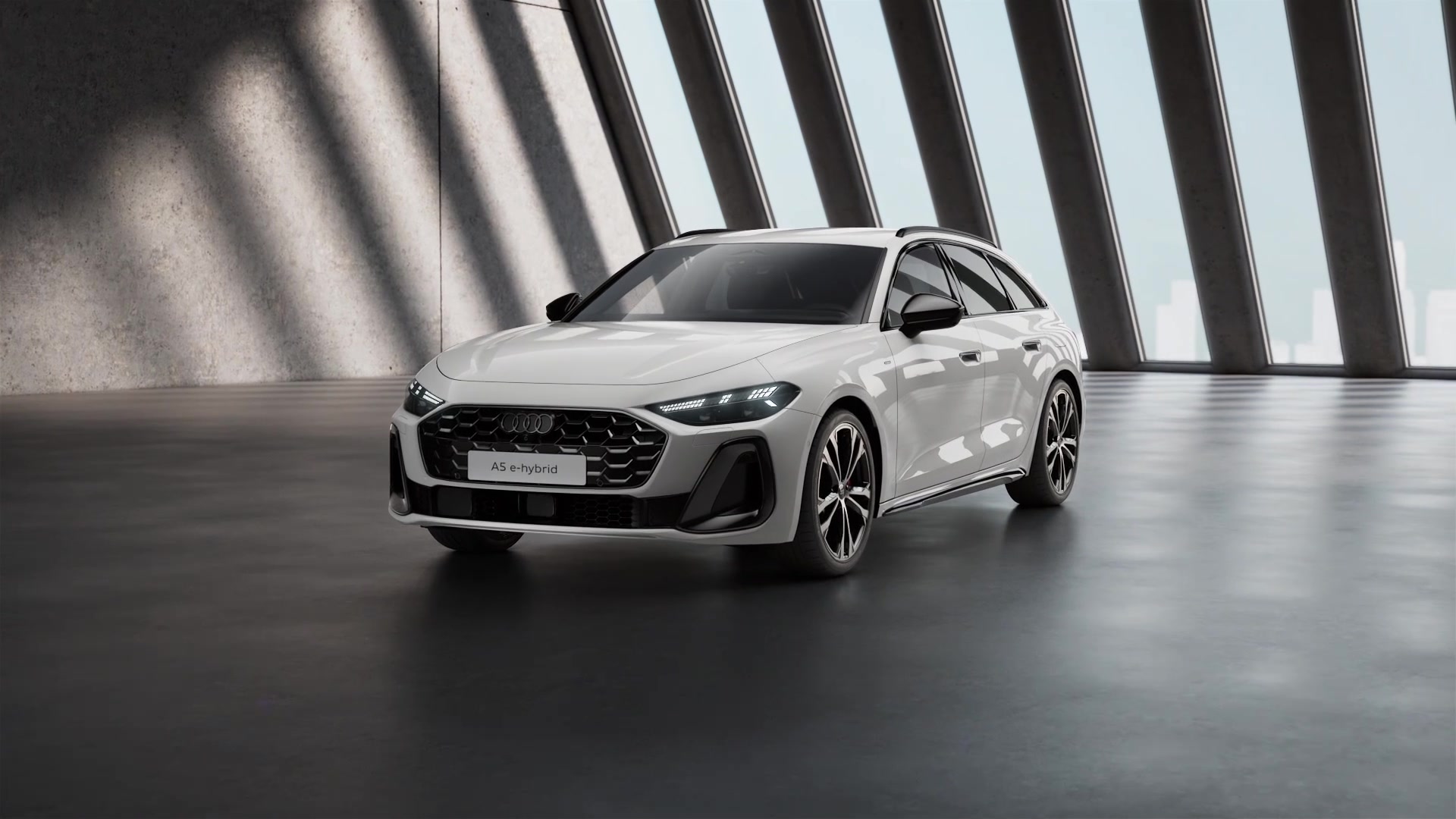 Audi A5 e-hybrid quattro – Plug-in hybrid powertrain – Animation
