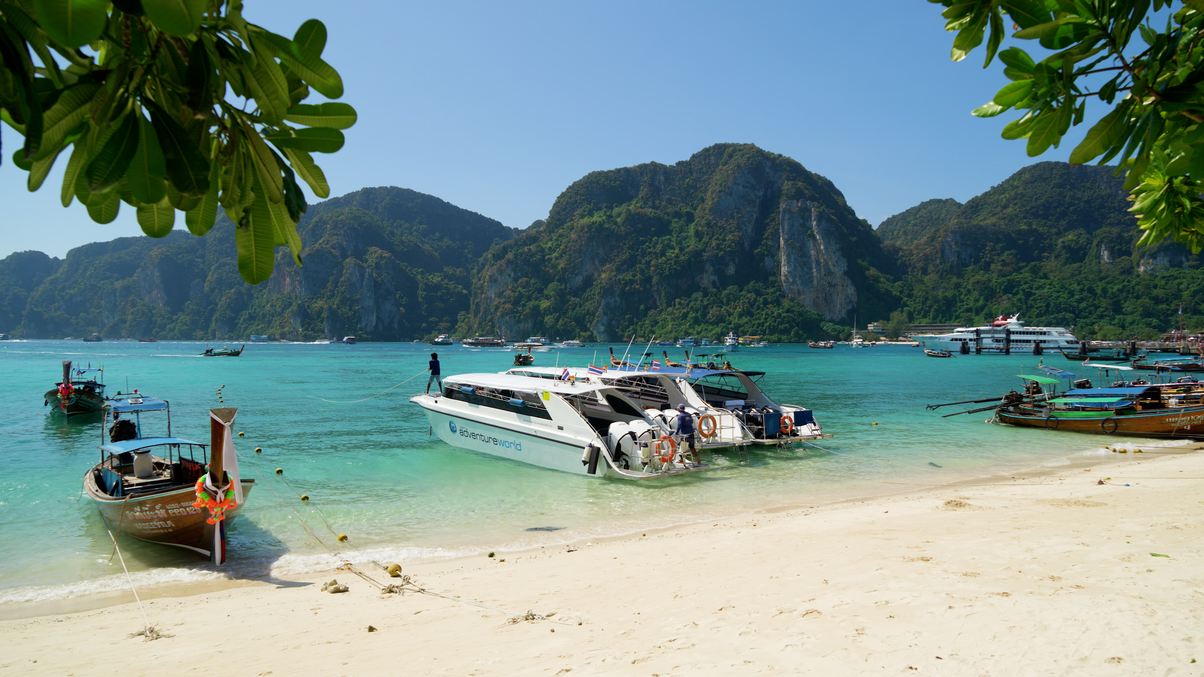 Koh Phi Phi, Thailand | Discover Epic Views & Tranquil Coastal Strolls (4K)